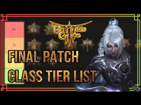 The Definitive BG3 Class Tier List | Patch 8 #baldursgate3 #gaming #gamingvideos