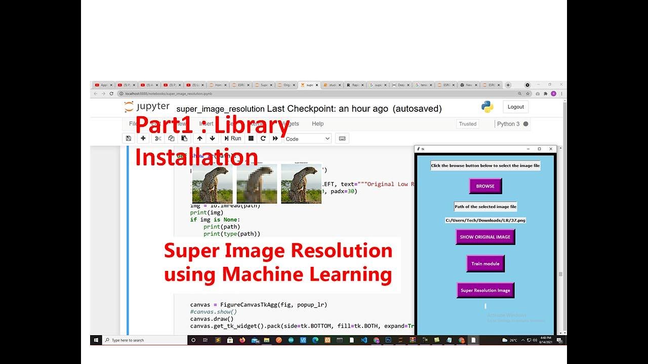 Part1:  Deep Learning for Single Image Super-Resolution | (Library Installation)