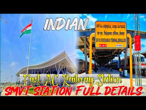 SMVT Bangaluru Railway Station . inside story of smvt railways station 🚉🧐