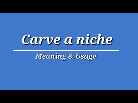 Carve a niche | Meaning | How to Use it #carveanichemeaning #punjabitoenglishlearning
