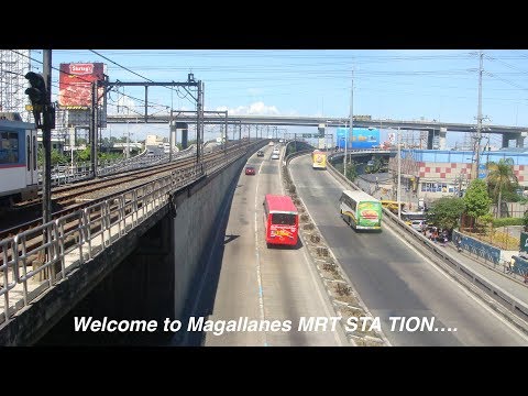 Magallanes MRT station in Makati...