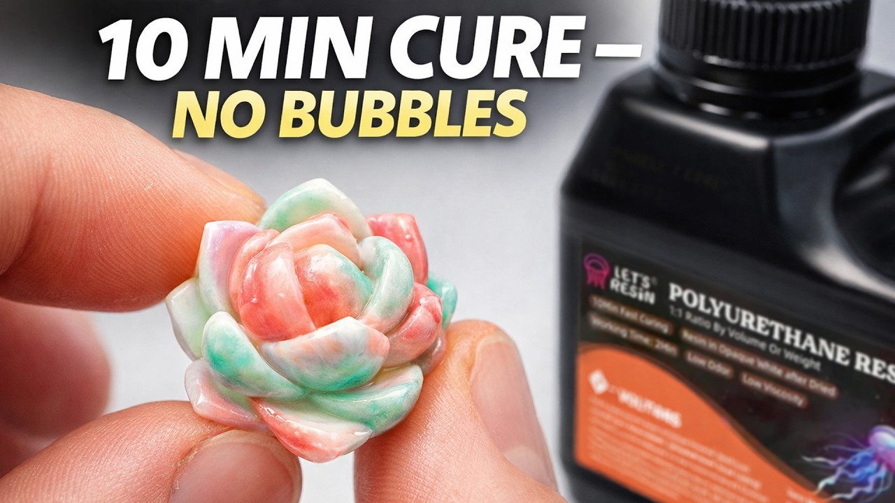 Fastest Resin Curing! Testing Super Fast Resin (No Bubbles!)