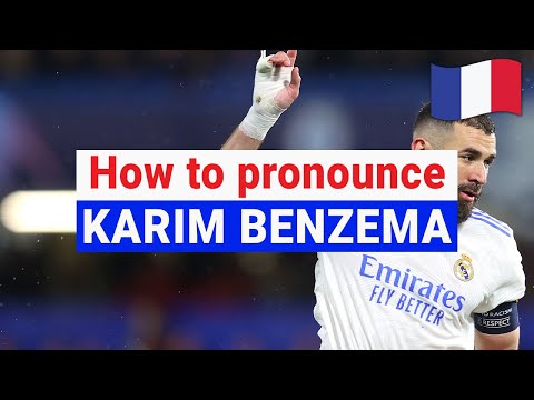 How to Pronounce KARIM BENZEMA In French correctly | French Pronunciation