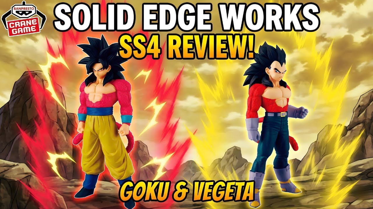These SSJ4 Figures Are INSANE! | Solid Edge Works Super Saiyan 4 Goku & Vegeta Review