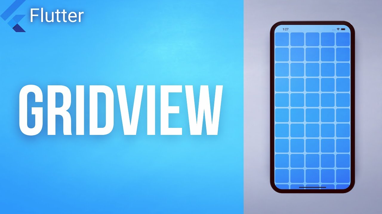 GRIDVIEW & BUILDER • Flutter Widget of the Day #07
