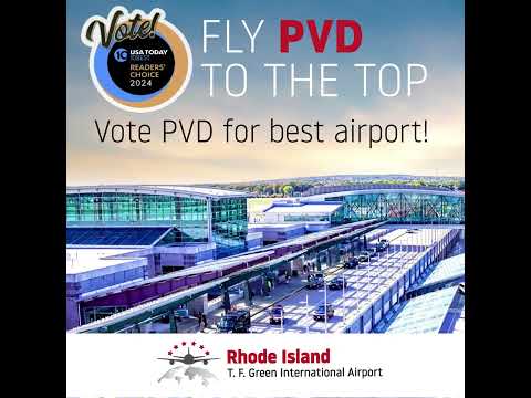 Reminder to Vote PVD Best Small Airport in the USA Today 10Best Contest!