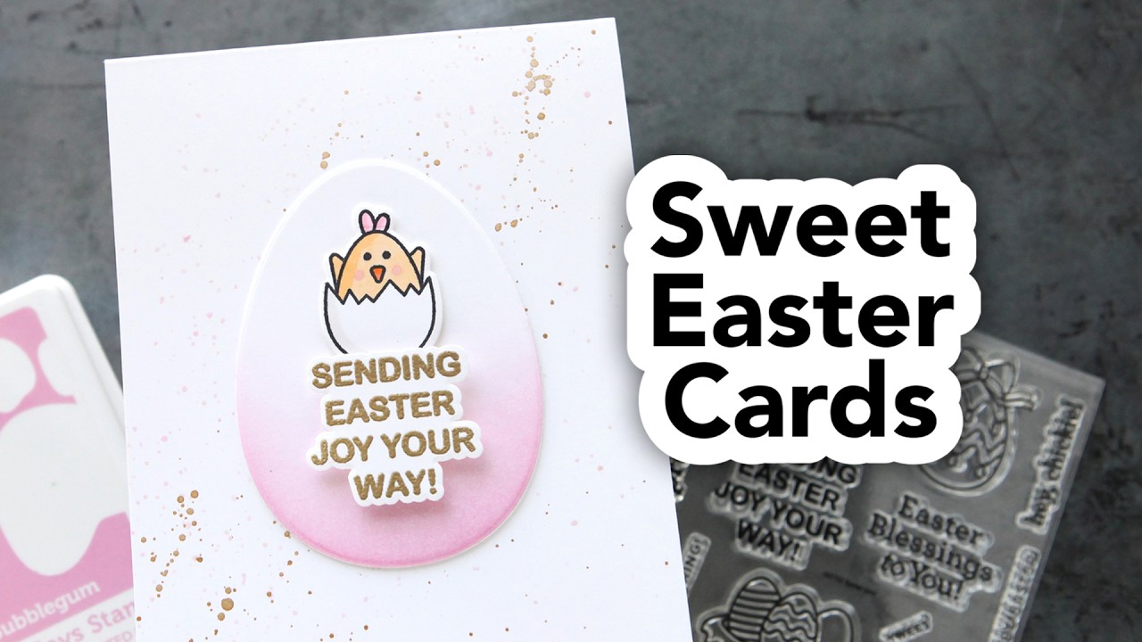 DIY Easter card making | Simple handmade card tutorial