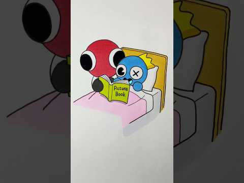 Blue love Daddy😊Sweet Video #rainbowfriends #shorts #animation #family #daddy
