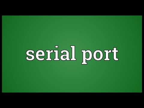 Serial port Meaning