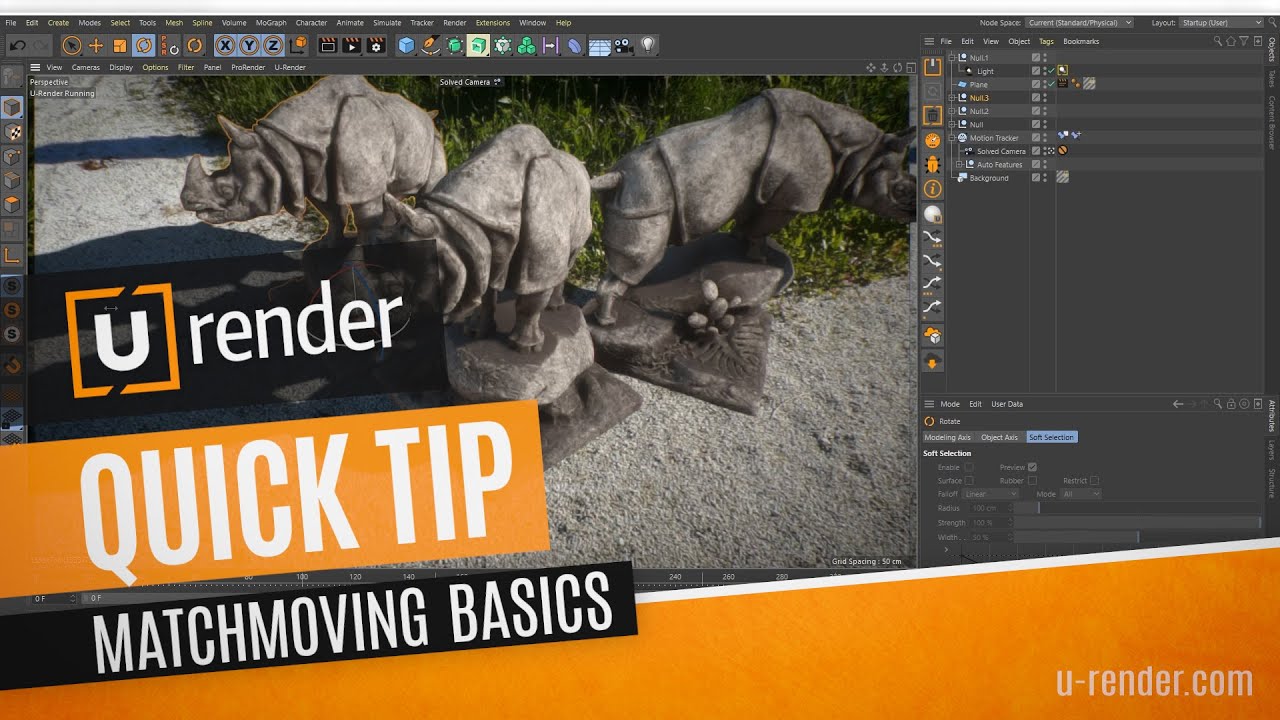 Matchmoving Basics - U-RENDER Quick Tip