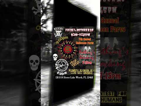 Friday, October 25 starting at 6 PM. Mathews brewery presents at seventh annual Halloween bash..