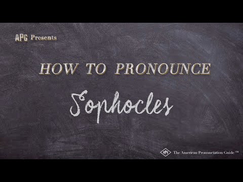 How to Pronounce Sophocles (Real Life Examples!)