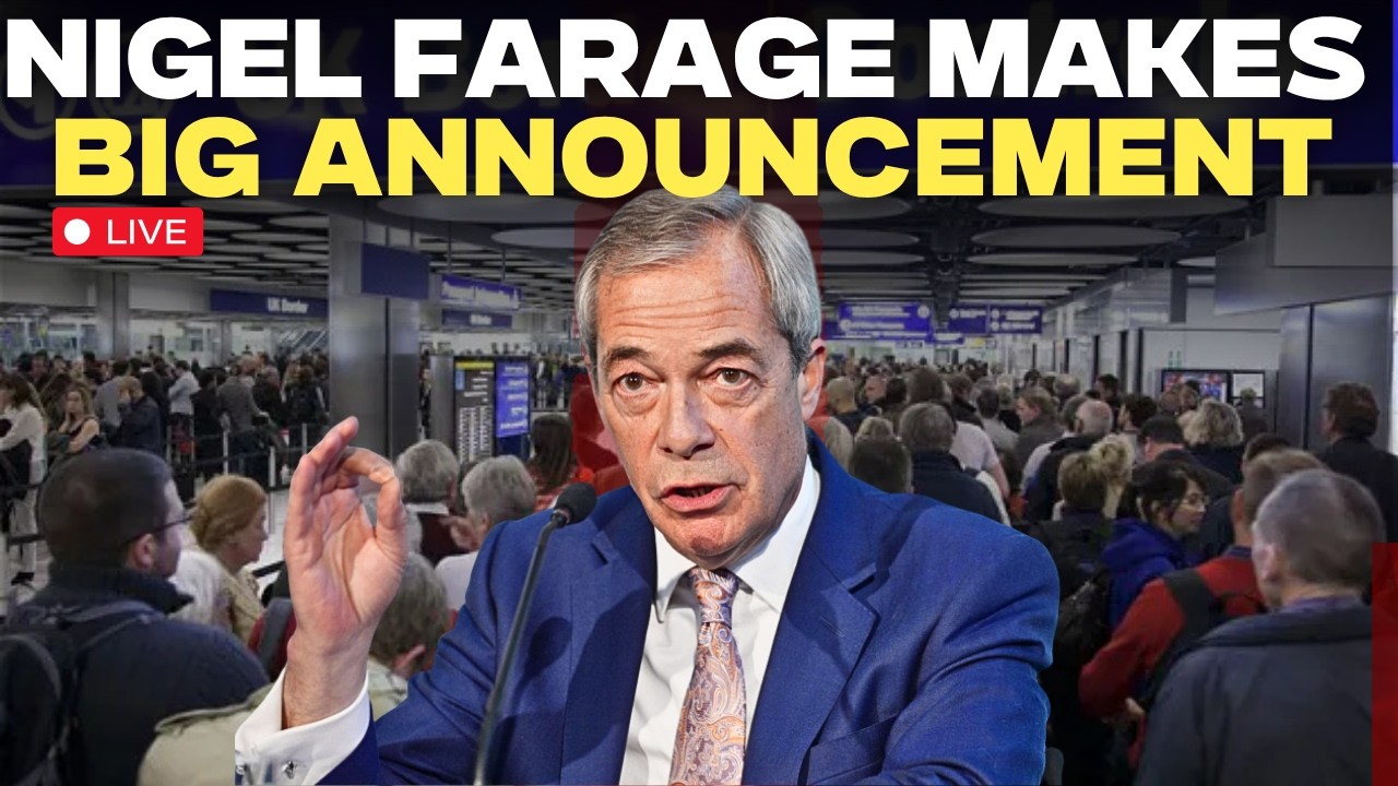 Nigel Farage Live | Farage's SCORCHING attack on Keir Starmer | UK Election | Reform UK