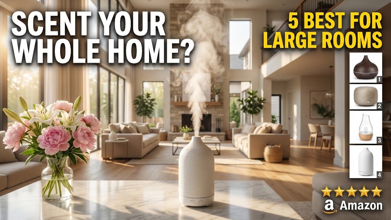Top 5 Best Electric Essential Oil Diffusers for Large Rooms 2026 | Floral Scents for Spring 