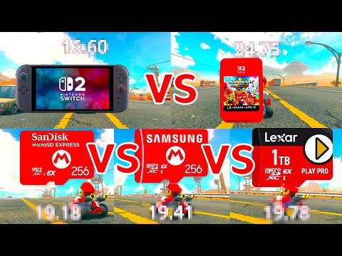 Loading Speed Test: SD Express vs. Internal Storage vs. Game Card【Nintendo Switch 2】