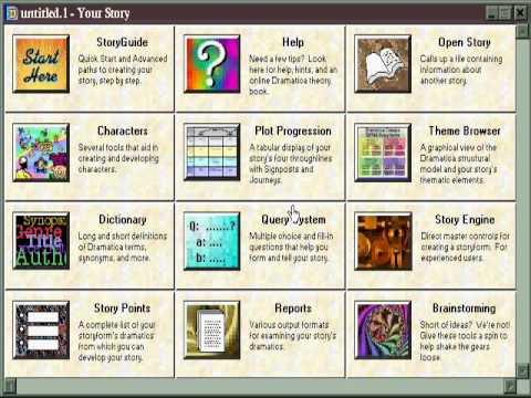 Story Analysis and Structure Creation in Dramatica Software (video ...