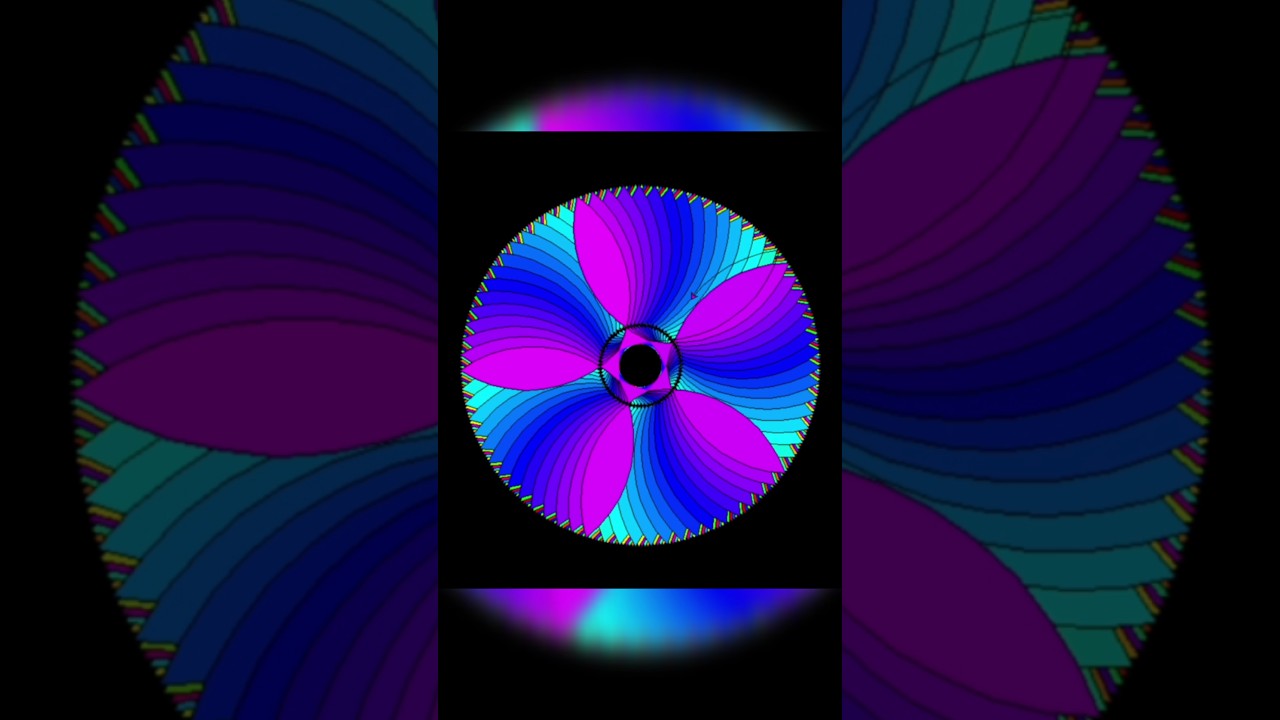 Moving Circle Python Turtle Design | A25 | #shorts | Code Else