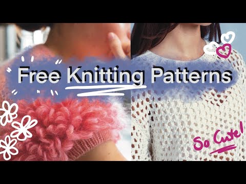 8 FREE KNITTING PATTERNS | With Ravelry-bundle link