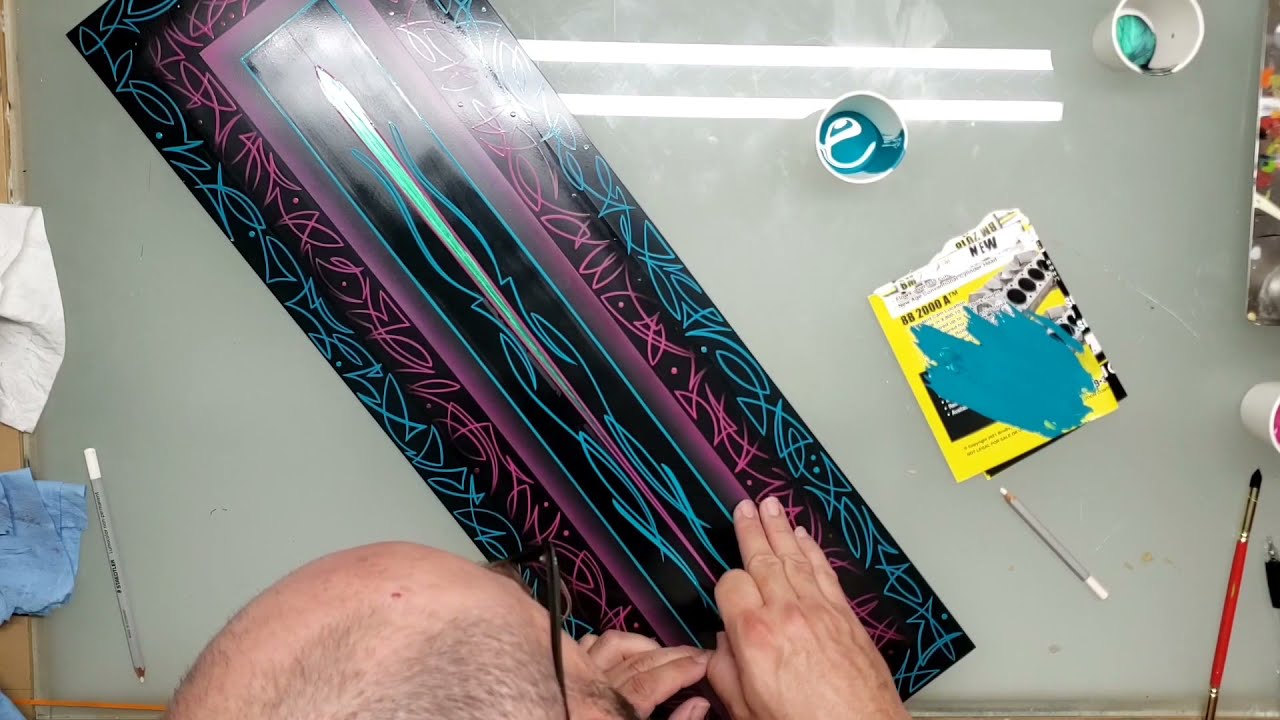 Some Timelapse Pinstriping