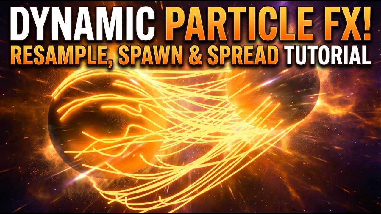 TyFlow Dynamic Particles Tutorial | Bind, Spawn, Spread & Resample Explained