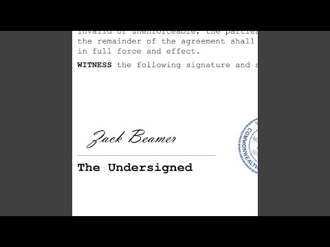 The Undersigned