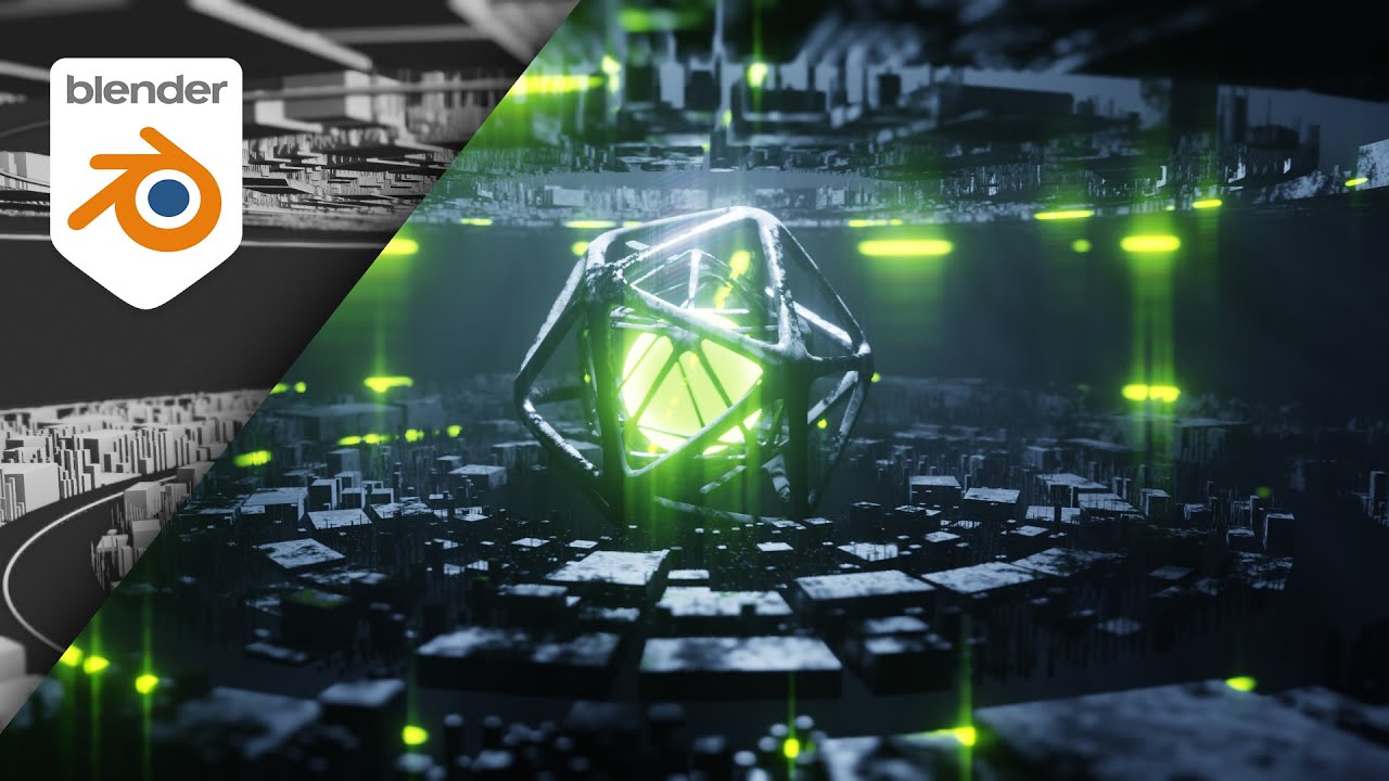 Create a Looping Sci-Fi Environment In Eevee (Blender Tutorial)