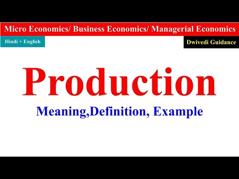 Production meaning, production definition, factors of production, business economics, micro economic