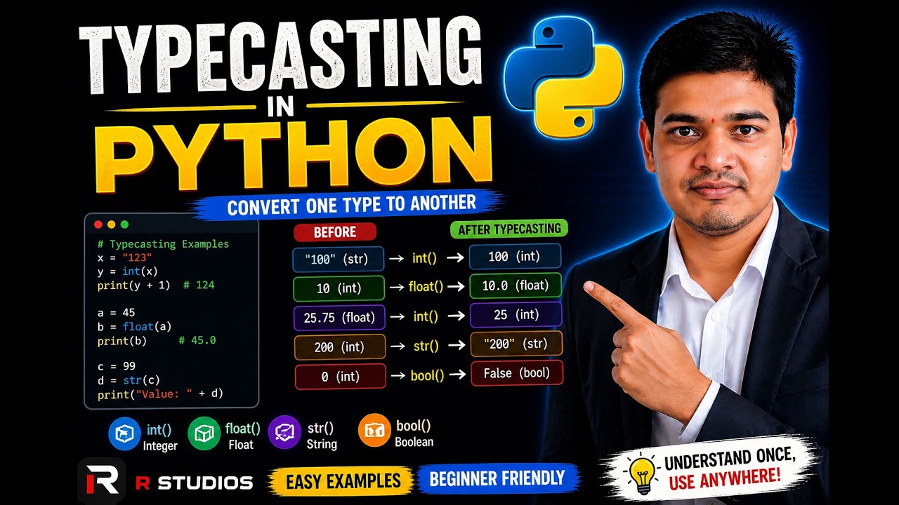 “Typecasting in Python (Beginner Friendly)”