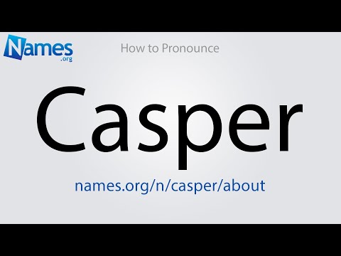 How to Pronounce Casper