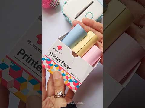 @phomemo t02 Pocket Printer - Inkless sticker printer | mini printer #art #artist #creative #diy
