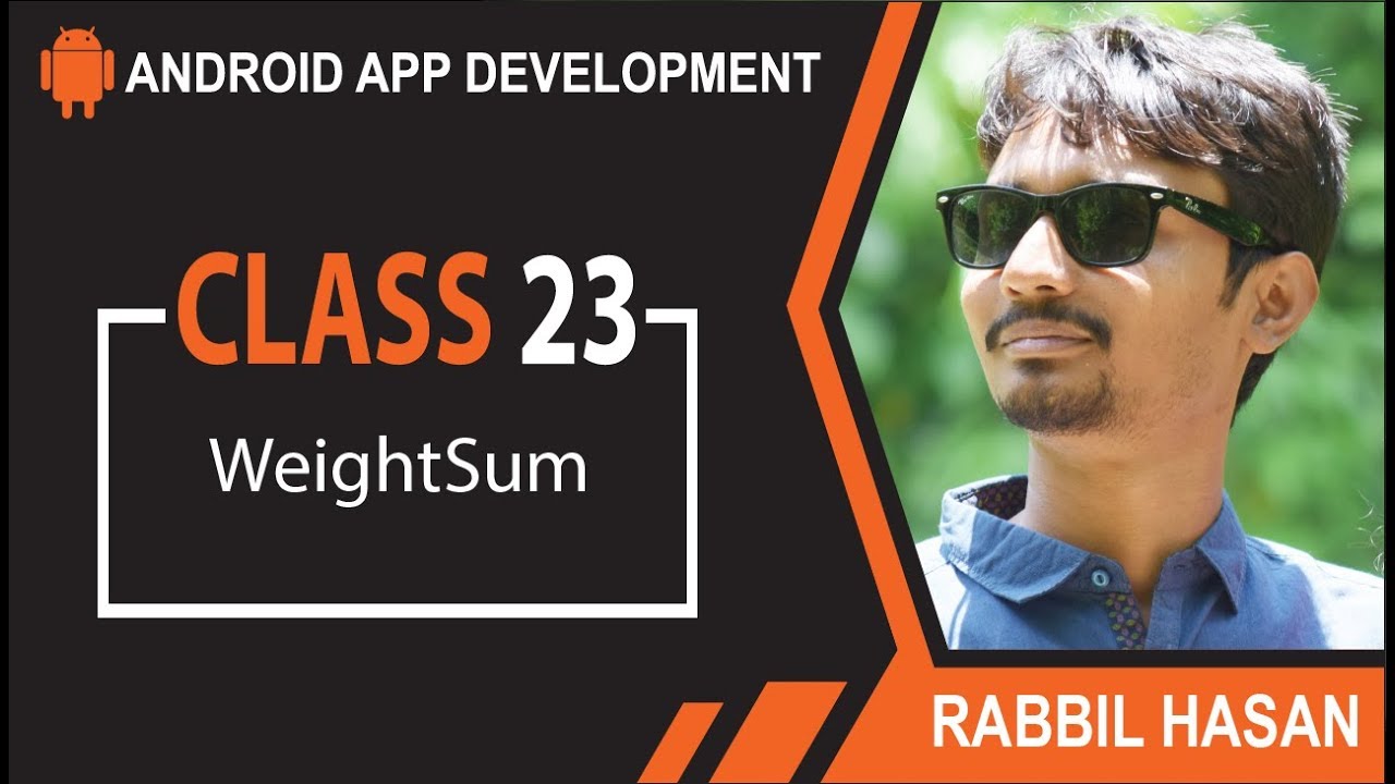 Android App Development Bangla Tutorial | Class 23 Linear Layout WeightSum