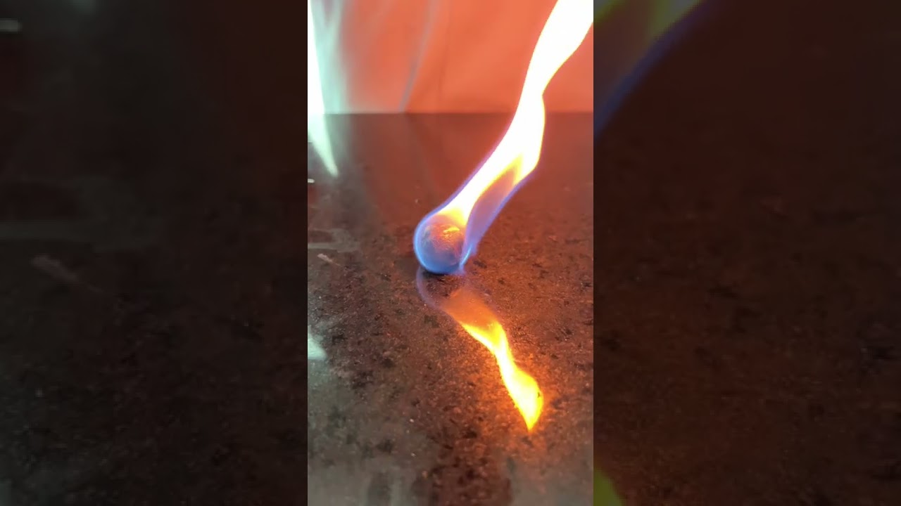 🔥 Fogo que não queima?!? #química #enem #fogo #fire #shorts