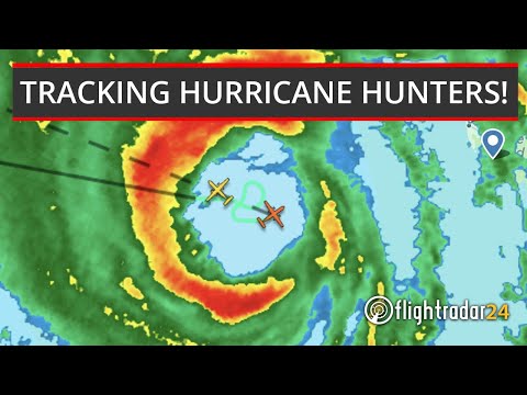 Tracking Hurricane Hunters inside the Storm