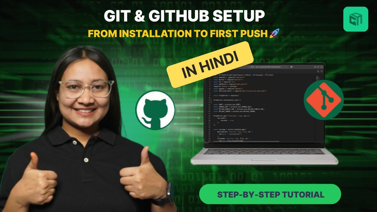 Git & GitHub Tutorial 2026 | Setup Git, Create GitHub Account & Push Code Step-by-Step