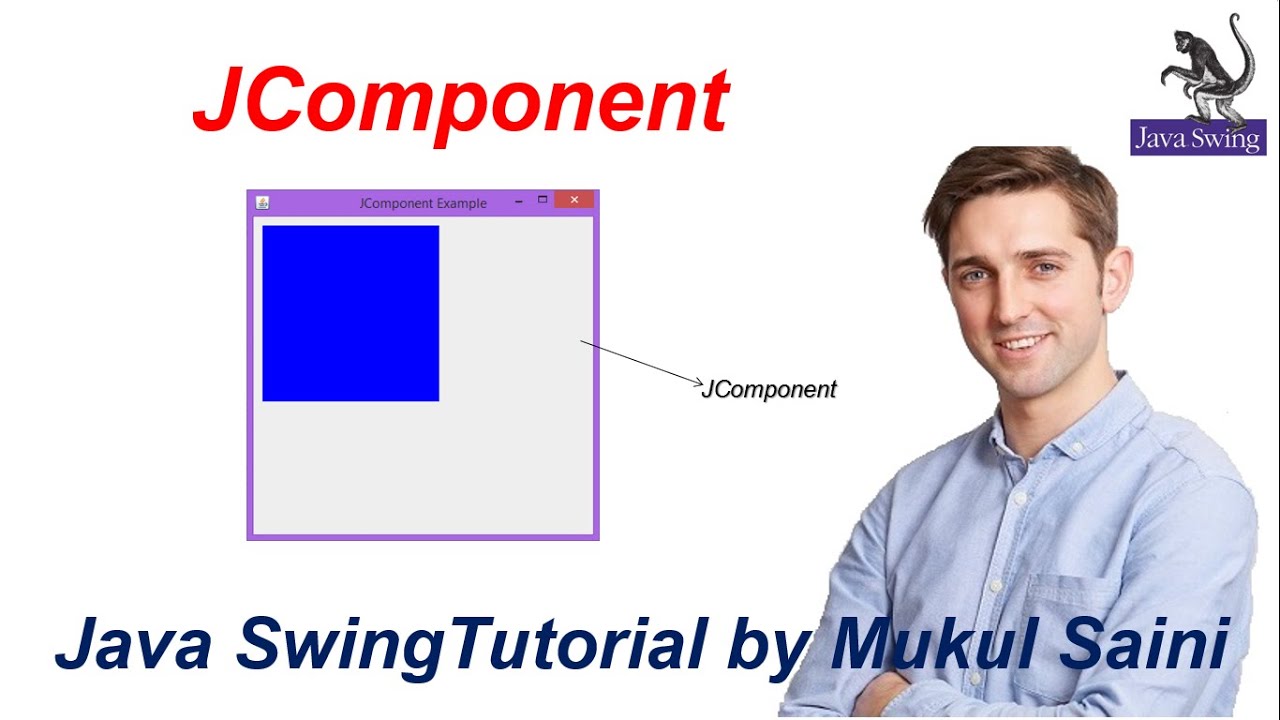 #57 Java Swing Tutorial | JComponent in java