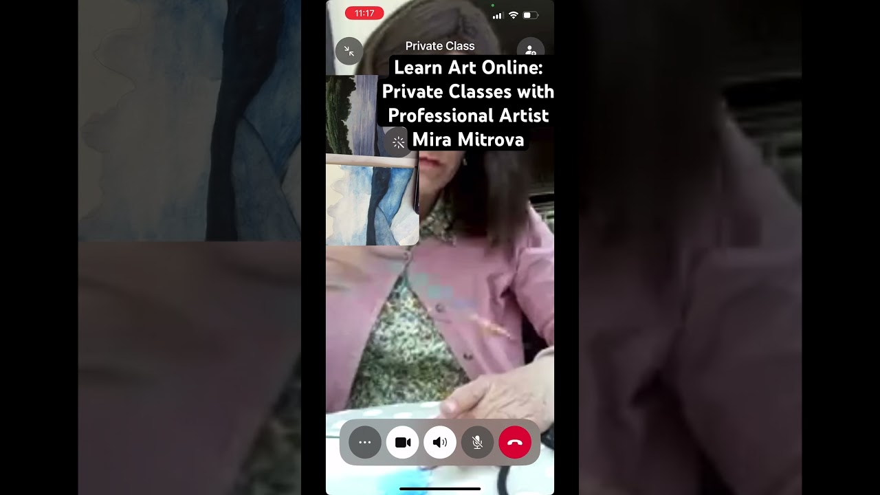 Learn Art Online: Private Classes with Professional Artist Mira Mitrova #expressivedrawing #artclass