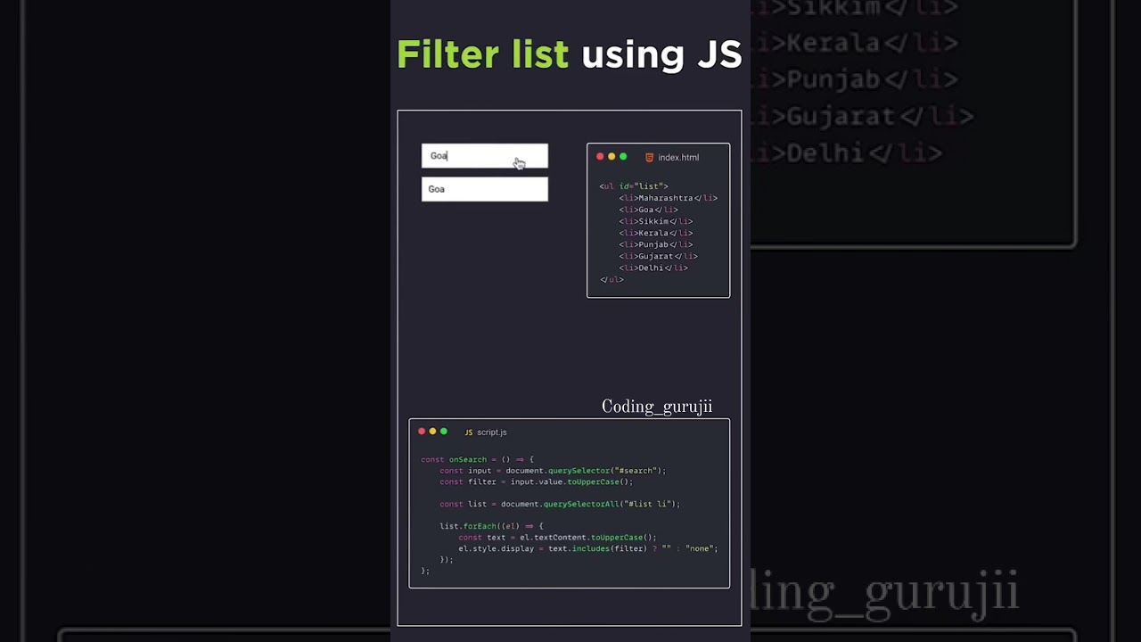 Follow @coding_gurujii..#100daysofcode #codenewbie #devcommunity #codinglife #javascript30 #codetips