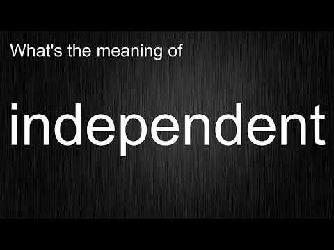 Get It With Zero Basics! Complete Breakdown of "independent" Meaning and Pronunciation!