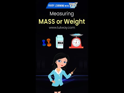 Mass & Weight For Kids | Mass or Weight | Gram & Kilogram, Litre & millilitre | Science #shorts