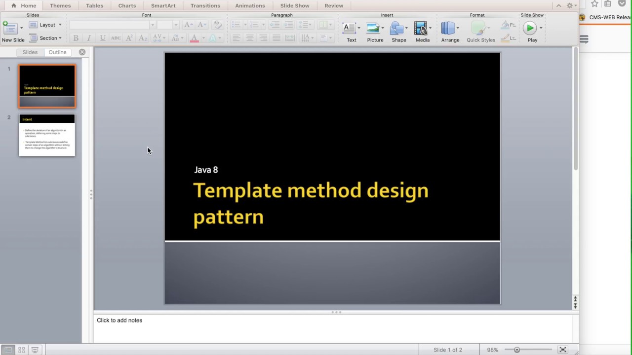 Java 8  - Template method Design pattern