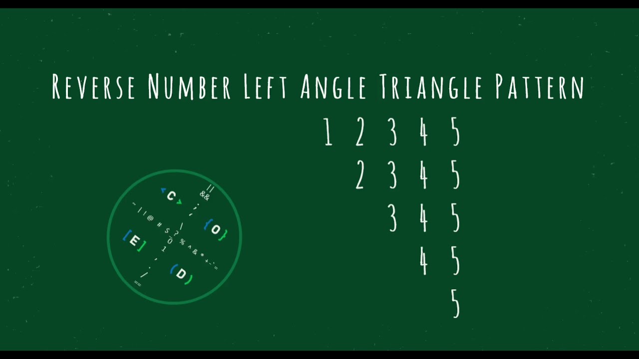 74 Number Left Angle Triangle Pattern without any pre-defined method using while loop in Python