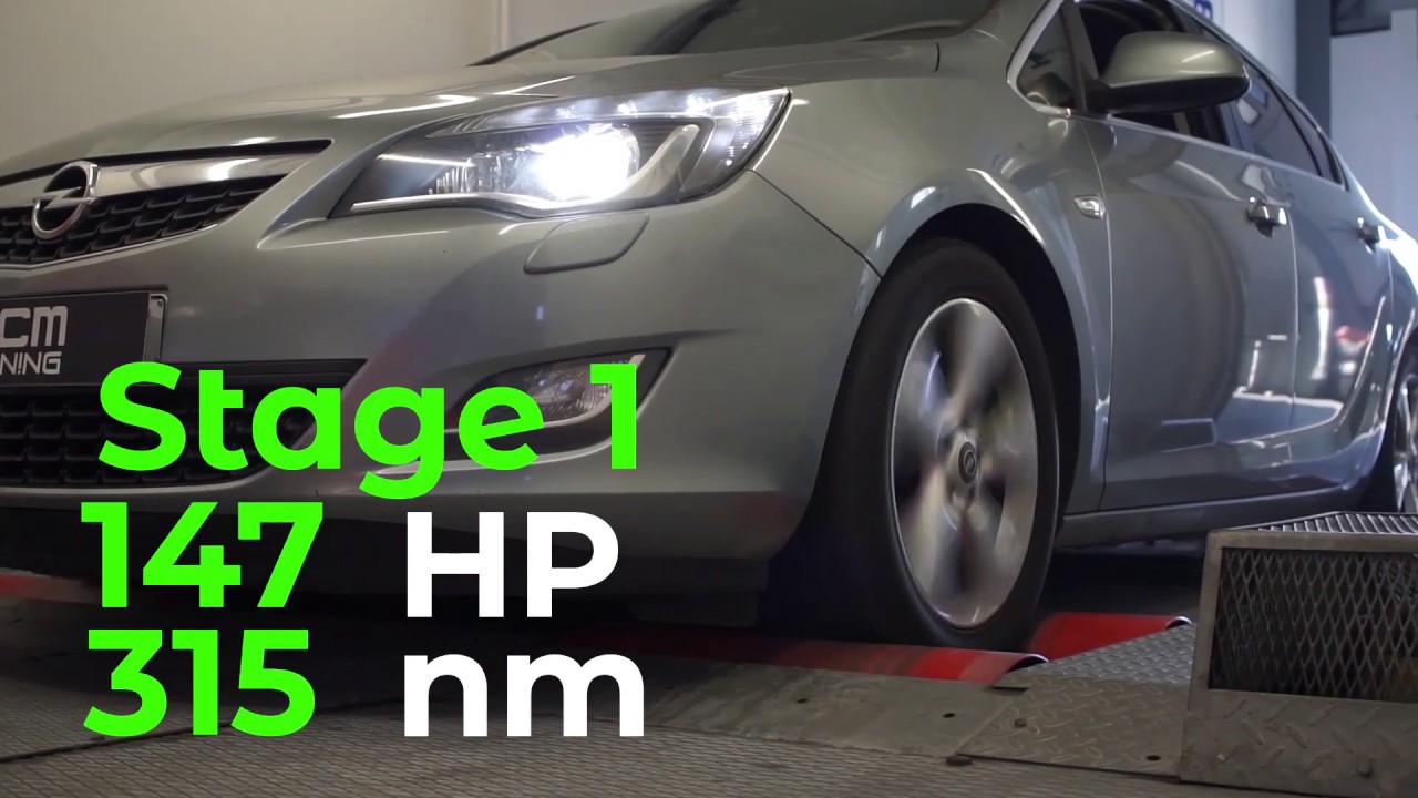 Opel Astra J 1.7CDTi 110cp @ 163cp stage1 TCMtuning