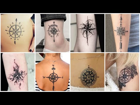 Cute Compass Tattoo Designs For Girls 2025 | ATTRACTIVE Compass Tattoos For Ladies | WomensTattoos!