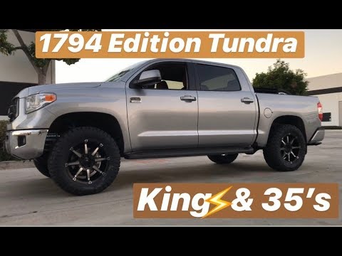 Tundra 1794 Edition on King Suspension 20” Wheels 35” Nitto Ridge Grapplers