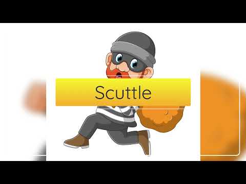 What's meaning of Scuttle ?