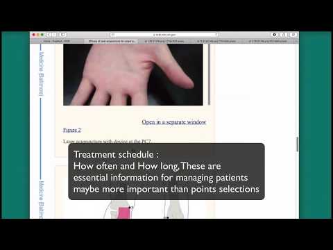 Finding acupuncture treatment modalities with Pubmed Central