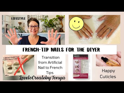 NEW Lifestyle DIY/The Perfect French-Tip Nails for the DIYER/Channel Up-date on Studio!