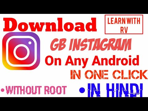 Download And Install GB Instagram On Any Phone||•||RV Aarya||•||Learn With RV
