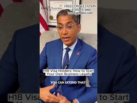 New H1B Rule: Can You Start a Business While on an H1B Visa? NYC Immigration Lawyer #h1blottery