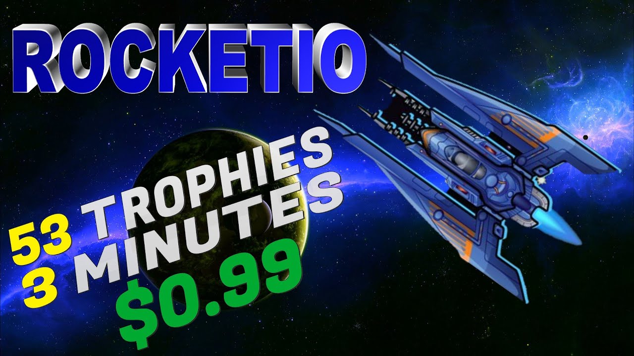 New Easy $0.99 Platinum Game | Rocketio Easy Platinum With 53 Trophies - PS4, PS5